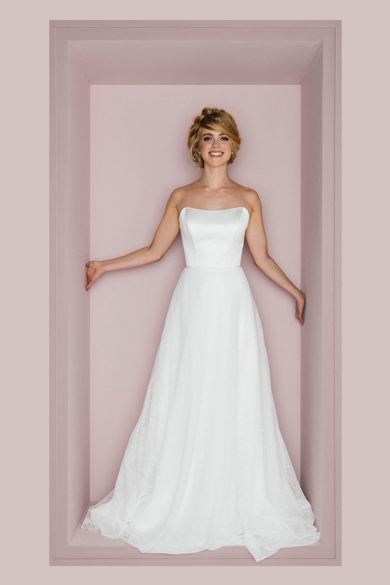 Brautrock aus softem Tüll – angenehm zu tragen mit schönem Volumen