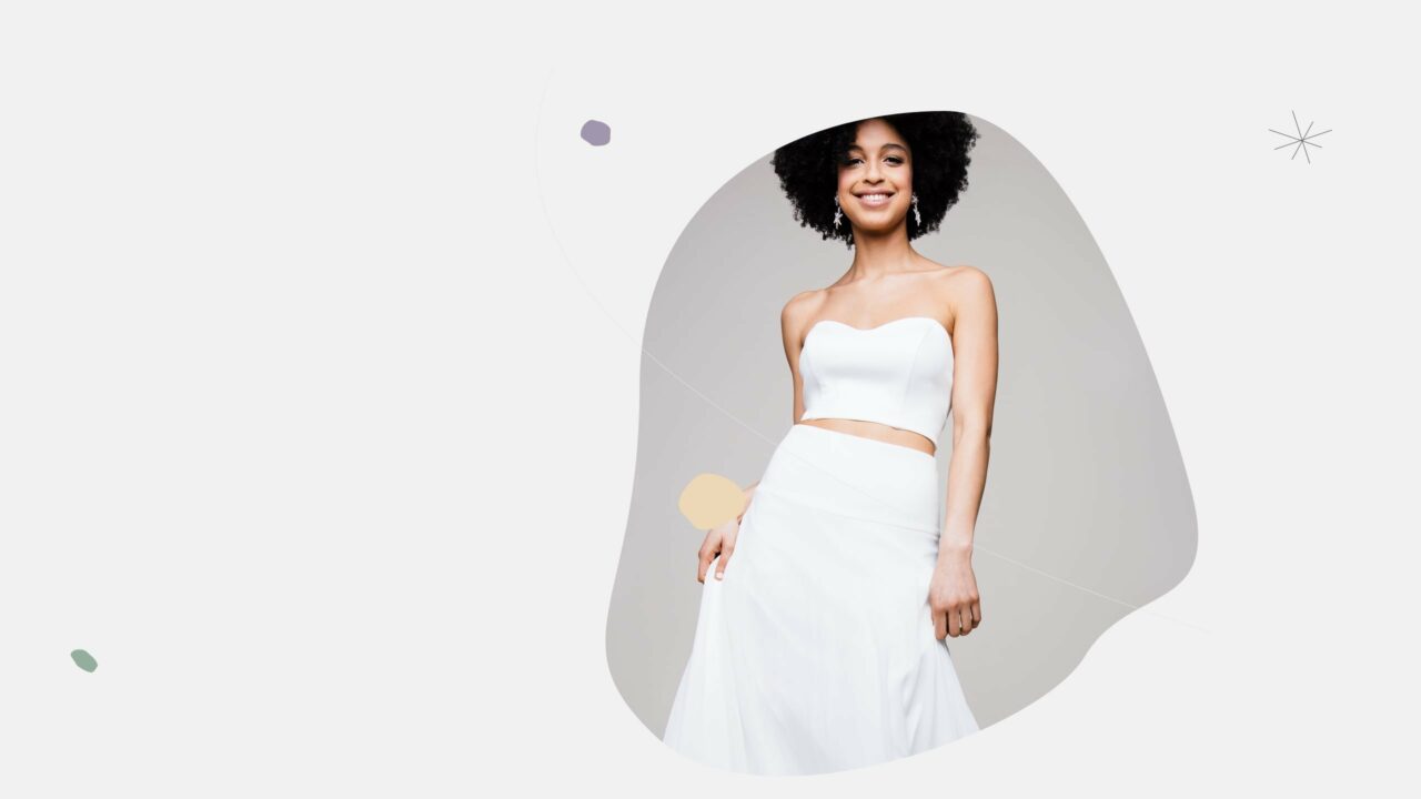 Brautrock aus Chiffon | locker fallender Mix and Match Hochzeitsrock