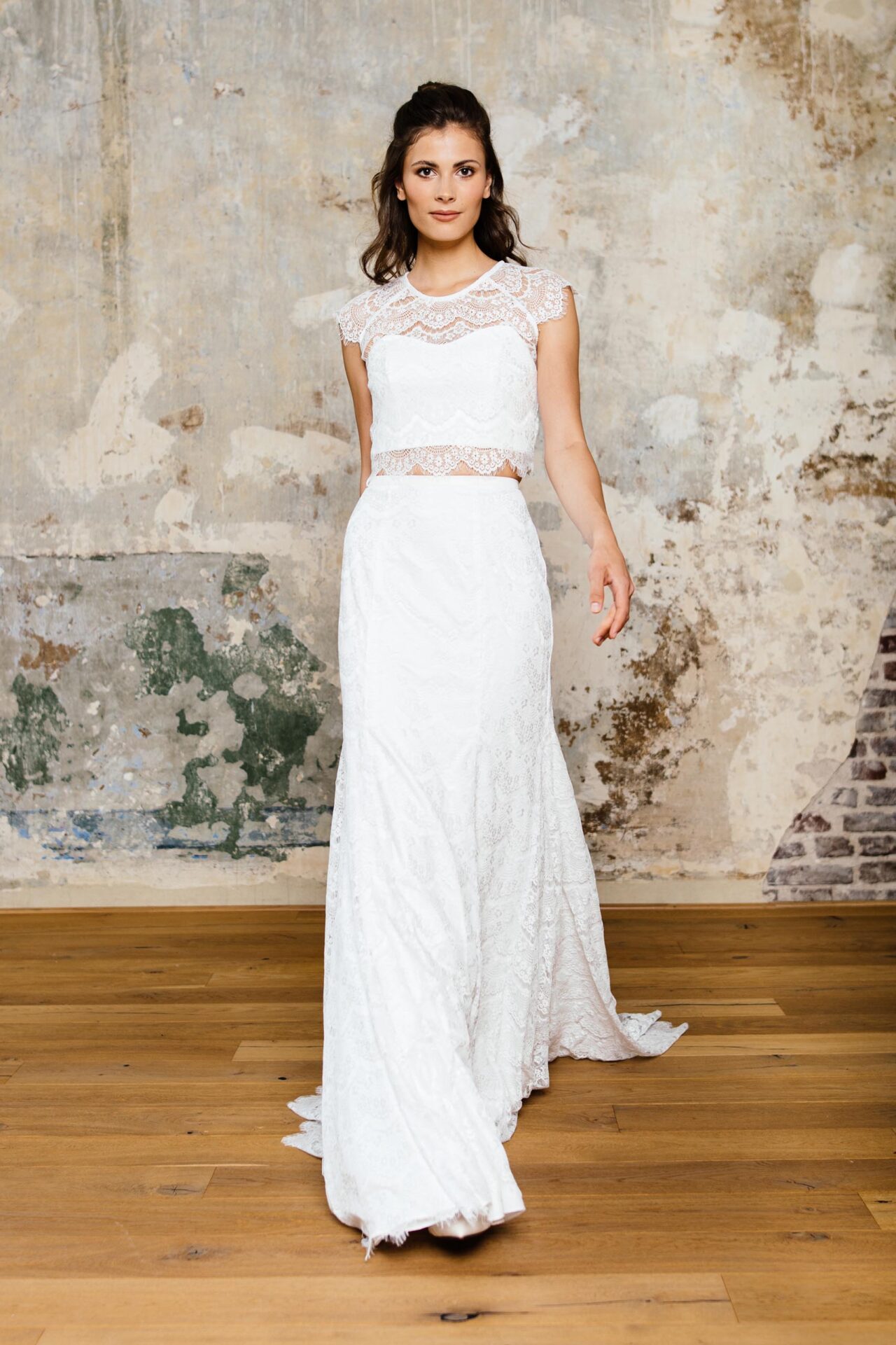 Brautkleid Zweiteiler | moderne küssdiebraut Mix & Match Brautmode